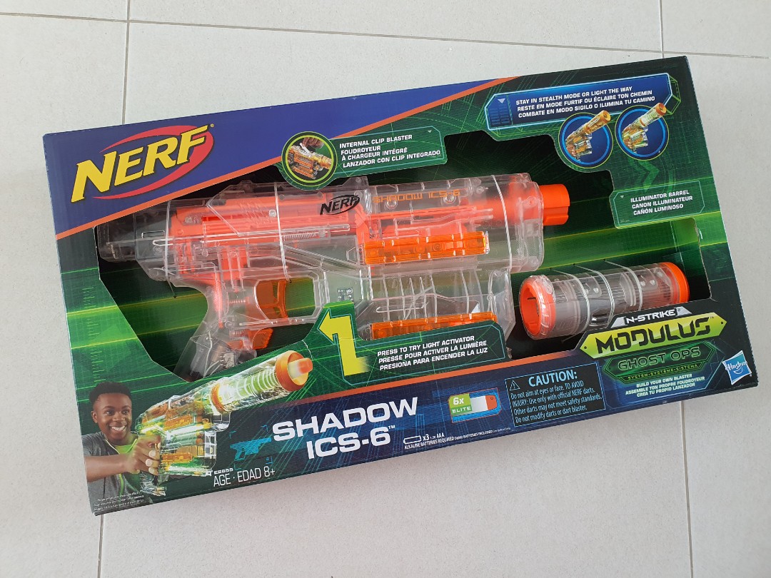 NERF - Shadow ICS-6, Hobbies & Toys, Toys & Games on Carousell