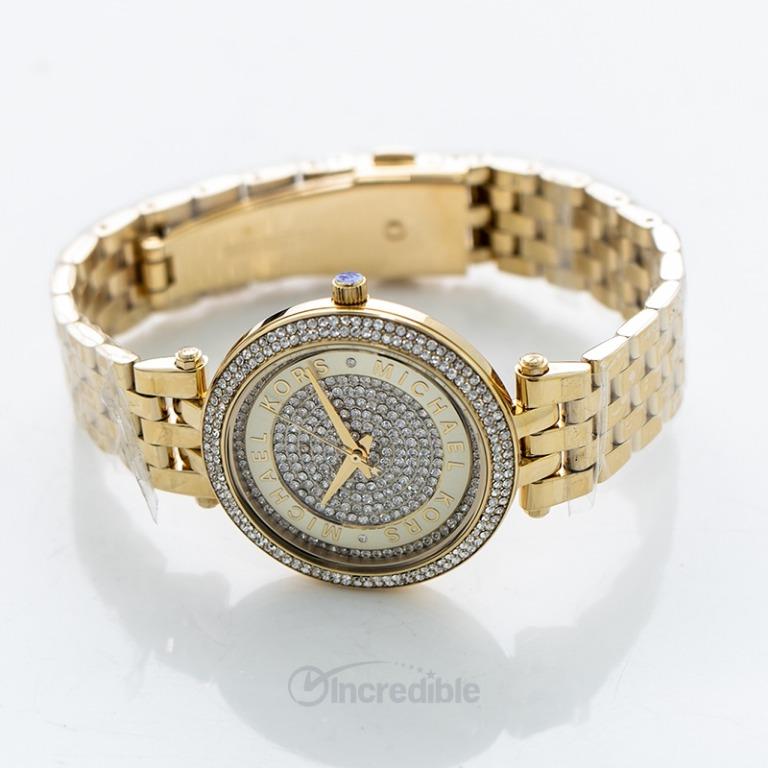 [NEW] Michael Kors Mini Darci Quartz Crystal Paved Dial Ladies Watch ...