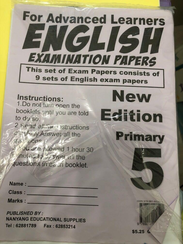 P5 English exam practice papers, Hobbies & Toys, Books & Magazines ...