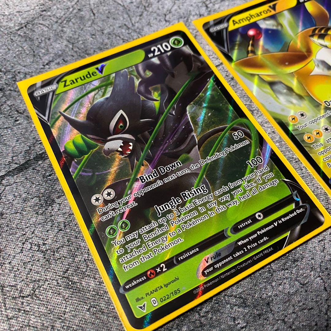 Pokemon Vivid Voltage Orbeetle VMAX RR, Zarude V, Ampharos V, Togekiss ...