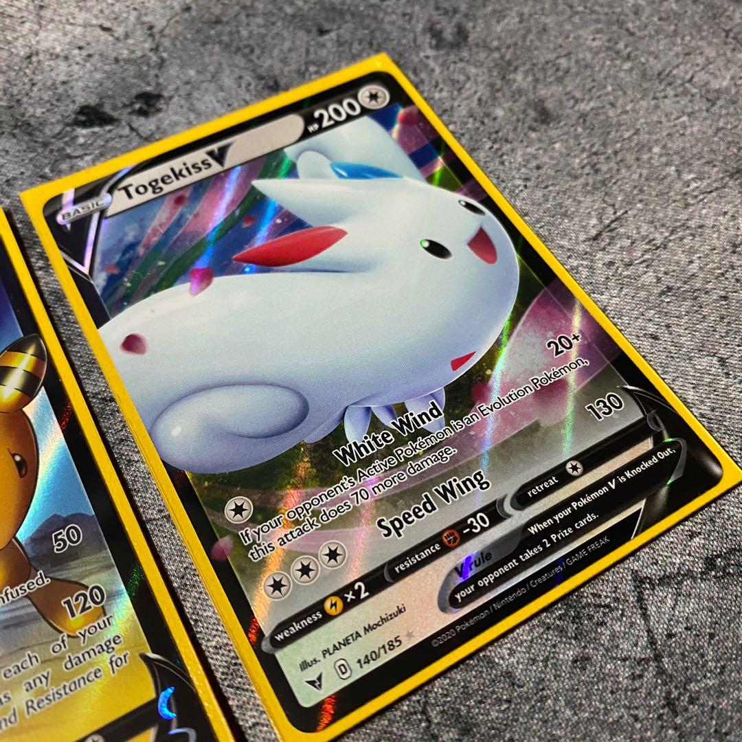 Pokemon Vivid Voltage Orbeetle VMAX RR, Zarude V, Ampharos V, Togekiss ...