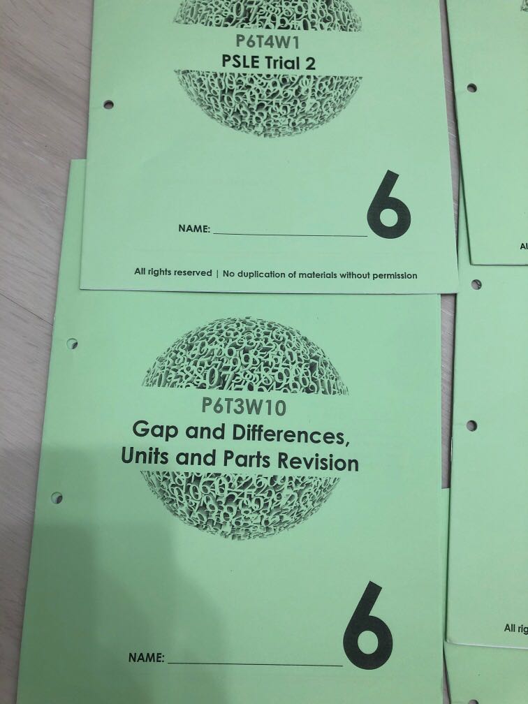 Psle Math by topics, Hobbies & Toys, Books & Magazines, Assessment ...