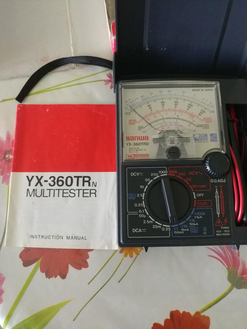 Sanwa YX-360TRD MULTITESTER, Mobile Phones & Gadgets, Mobile & Gadget ...