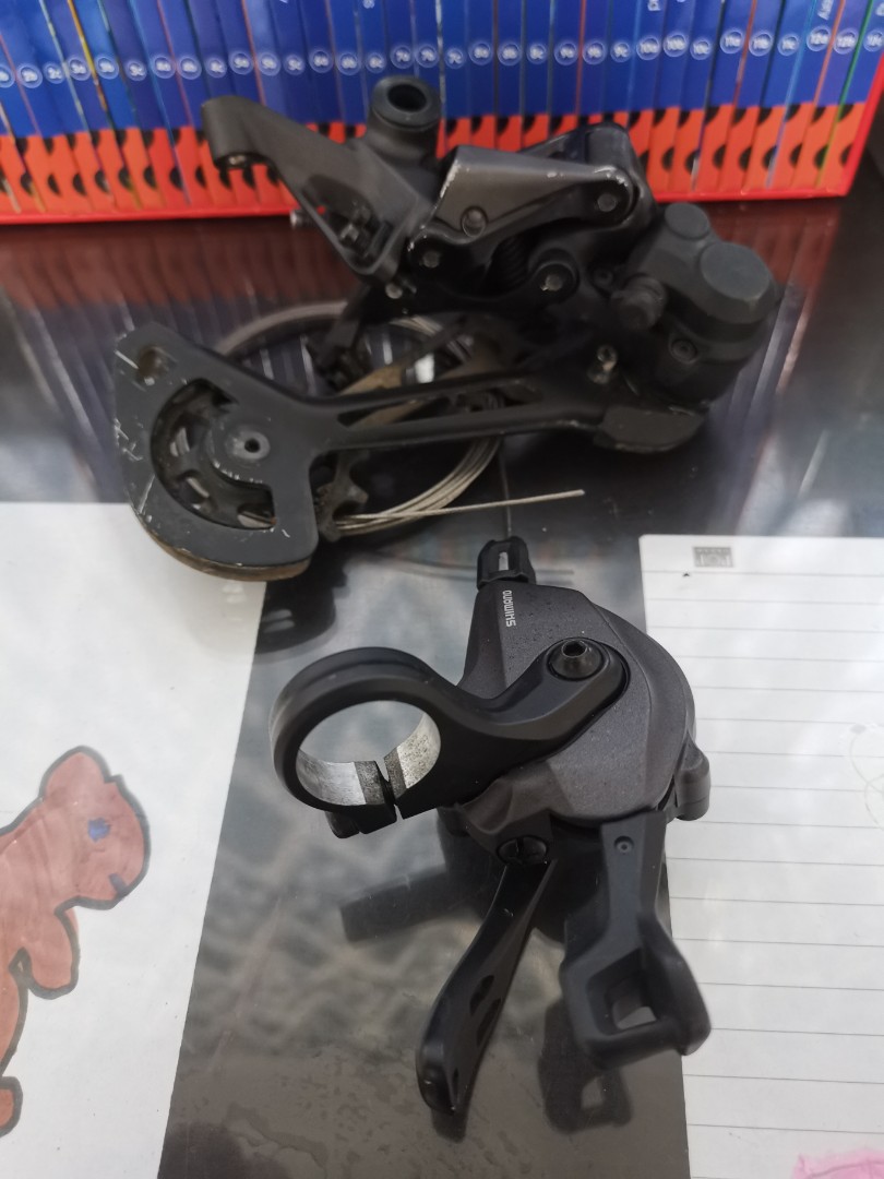 Shimano XT 12 speed shifter and rear derailleur, Sports Equipment ...