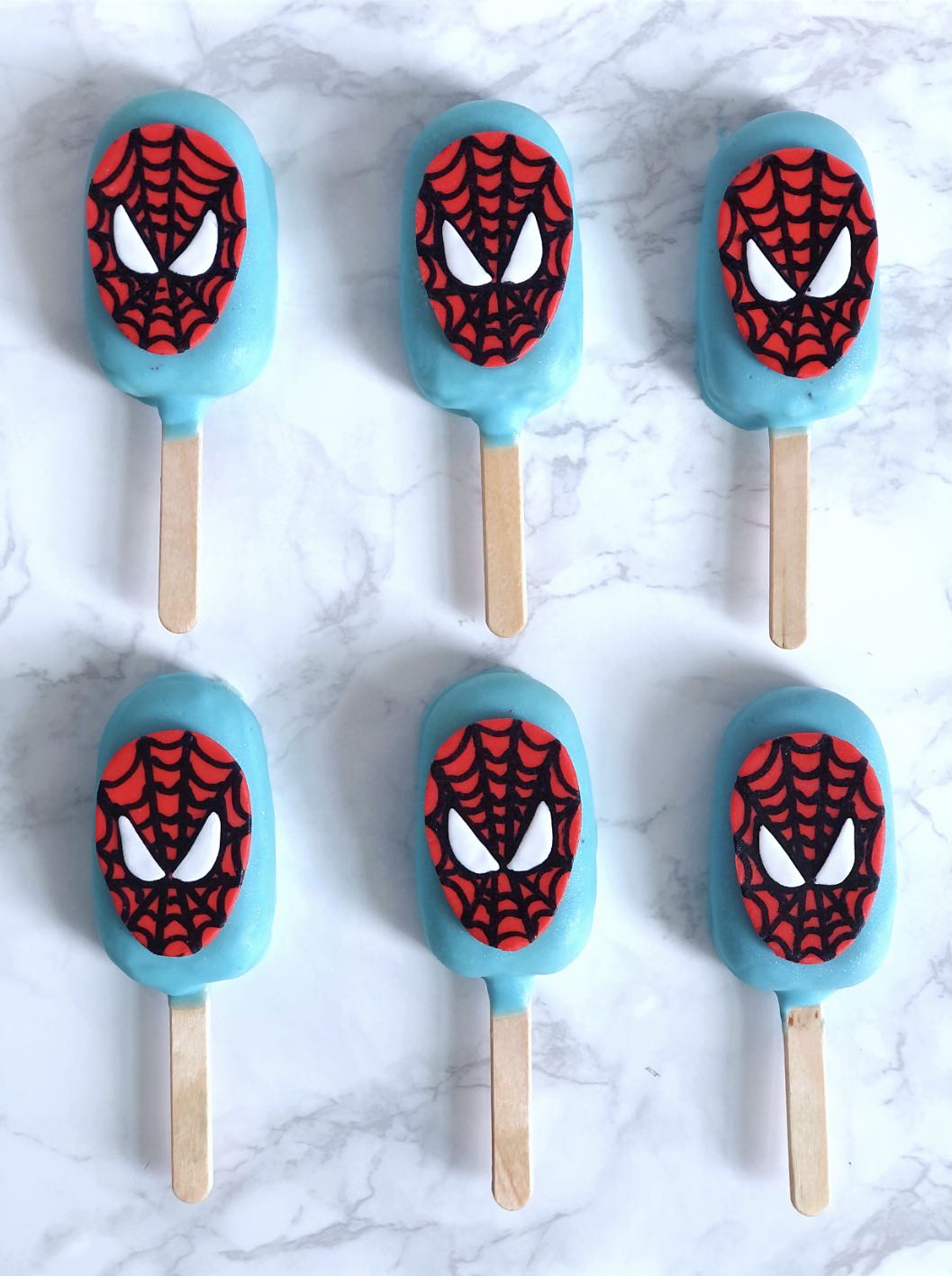 Spider man cakesicles [HALAL], Food & Drinks, Homemade Bakes on Carousell