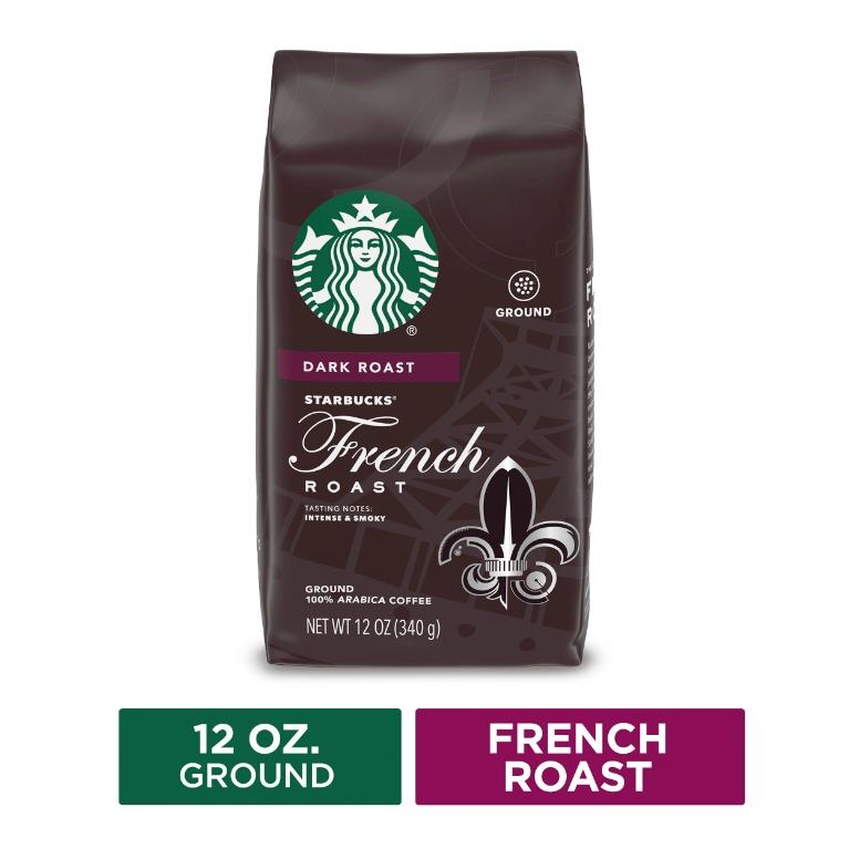 Starbucks French Roast Ground Coffee, Food & Drinks, Beverages on Carousell