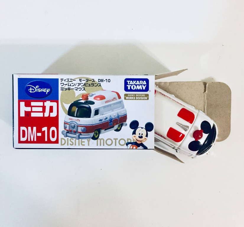 TAKARATOMY TOMICA DISNEY MOTORS DM-10 MICKEY MOUSE AMBULANCE, Hobbies ...