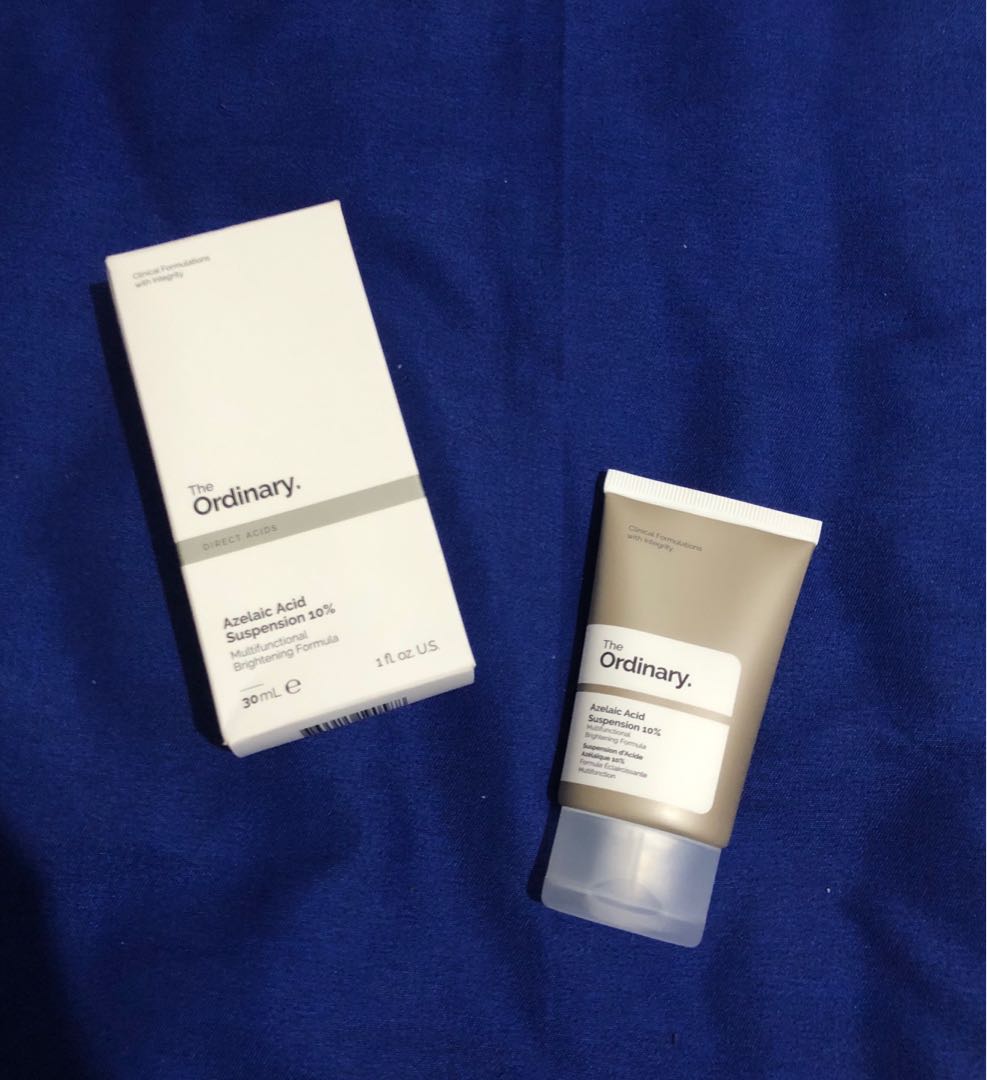 THE ORDINARY AZELAIC ACID SUSPENSION 10% (+ FREE LUXE ORGANIX AHA/BHA ...