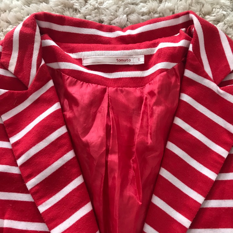 Tomato Suit, Women's Fashion, Coats, Jackets and Outerwear on Carousell