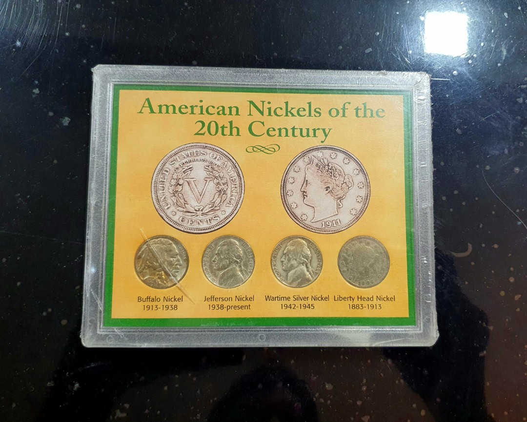 US American Nickels Of the 20th Century Collection Set, Hobbies & Toys ...