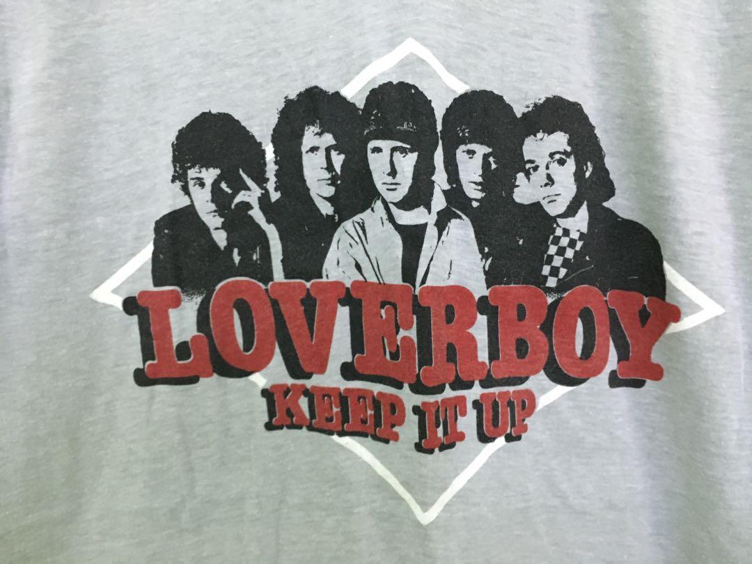 VINTAGE Band Loverboy, Men's Fashion, Tops & Sets, Tshirts & Polo ...