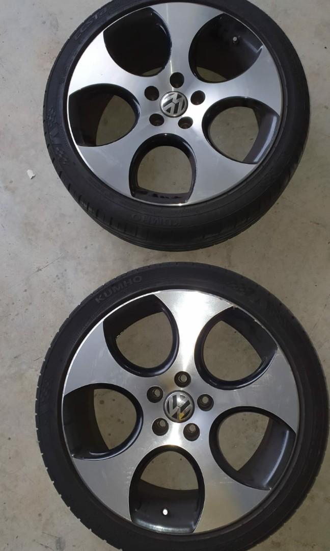 VW Detroit 18" Rims, Car Accessories, Tyres & Rims on Carousell
