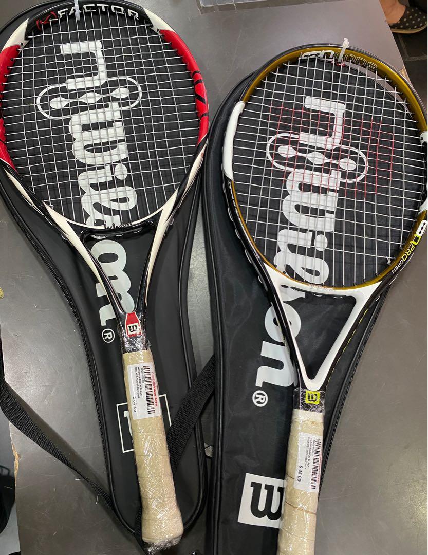 Wilson K Factor / Wilson N Pro Code Tennis Racket, Sports Equipment ...