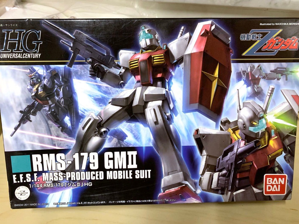 全新 1/144 Bandai HG GM II 吉姆2型 RMS-179 GM-II, 興趣及遊戲, 玩具 & 遊戲類 - Carousell