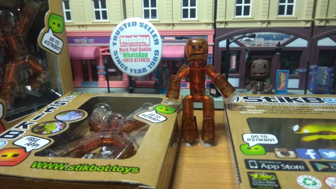Animation figure StikBot transparent colour, Hobbies & Toys ...