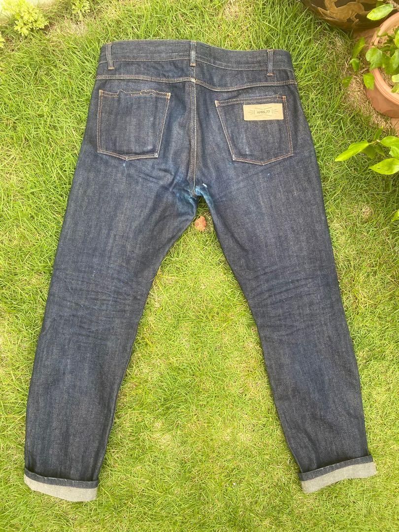 April 77 Selvedge Denim Jeans, Men's Fashion, Bottoms, Jeans on Carousell