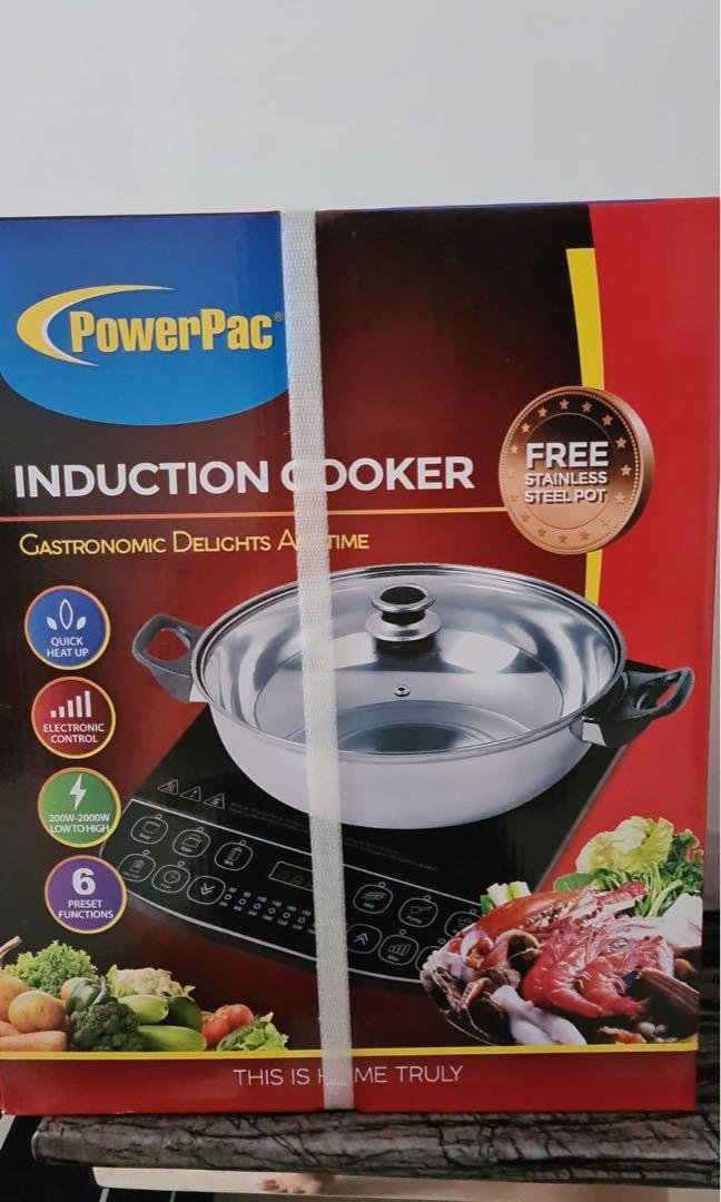 BNIB Powerpac Induction Cooker, TV & Home Appliances, Kitchen ...