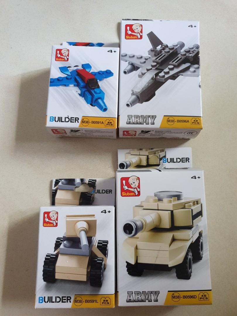 Lego compatible Bricks. Tanks. Helicopter. Jet. Fire engine. Space ship ...