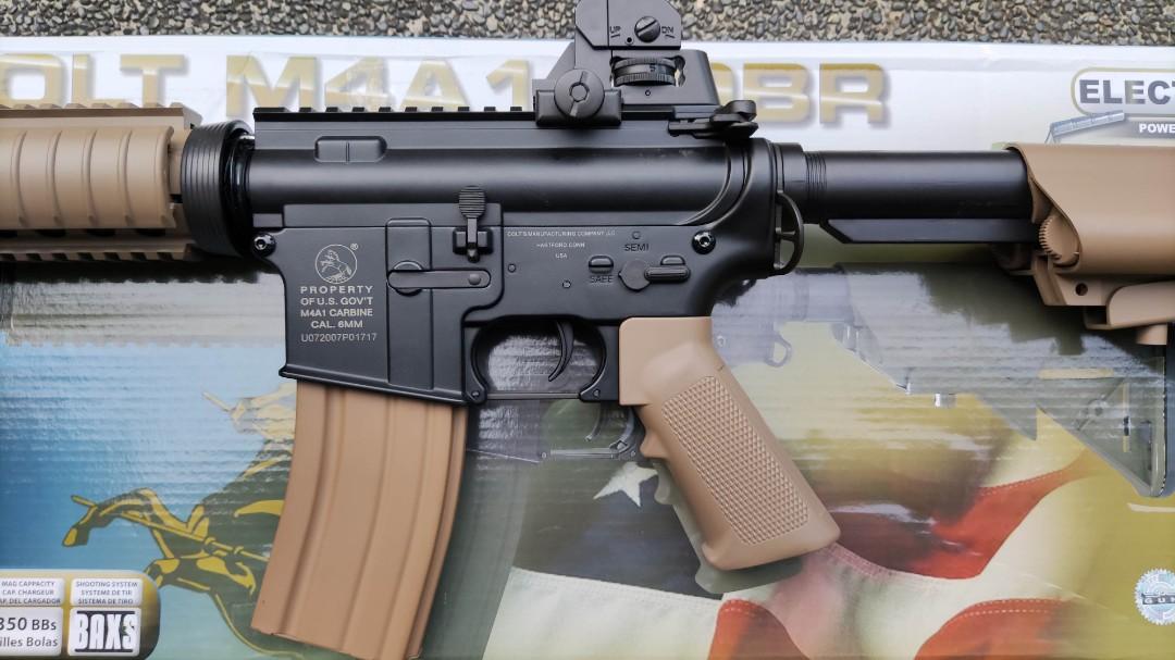 Colt M4A1 CQBR Full Metal Gearbox AEG Airsoft Rifle on Carousell