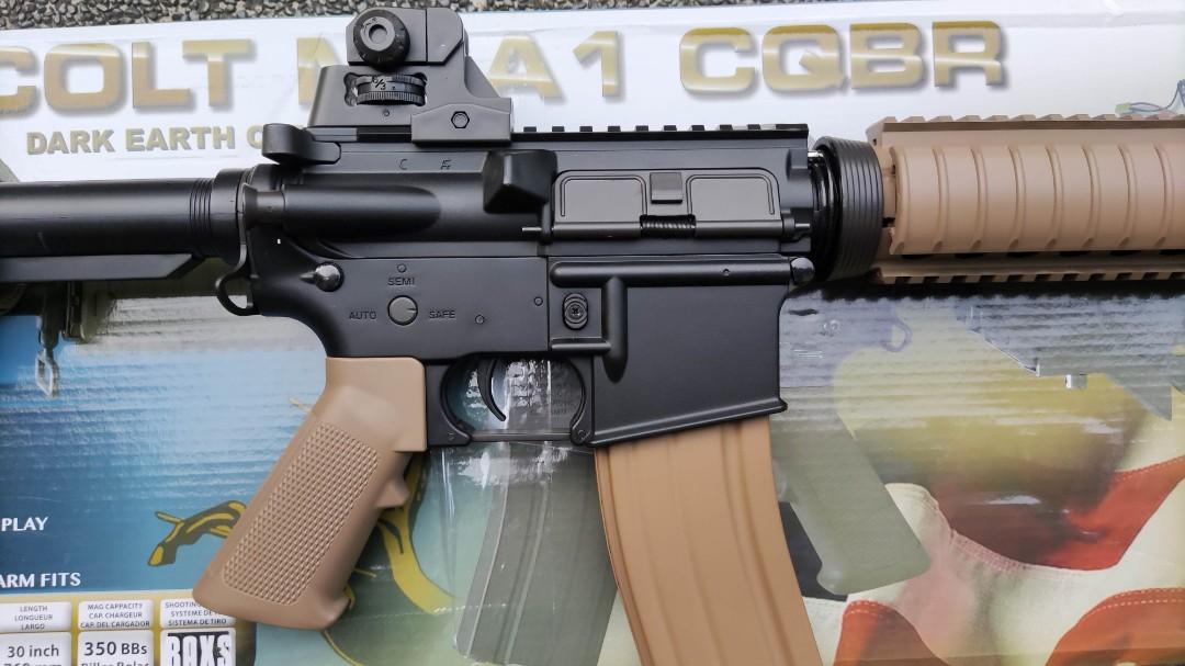 Colt M4A1 CQBR Full Metal Gearbox AEG Airsoft Rifle on Carousell