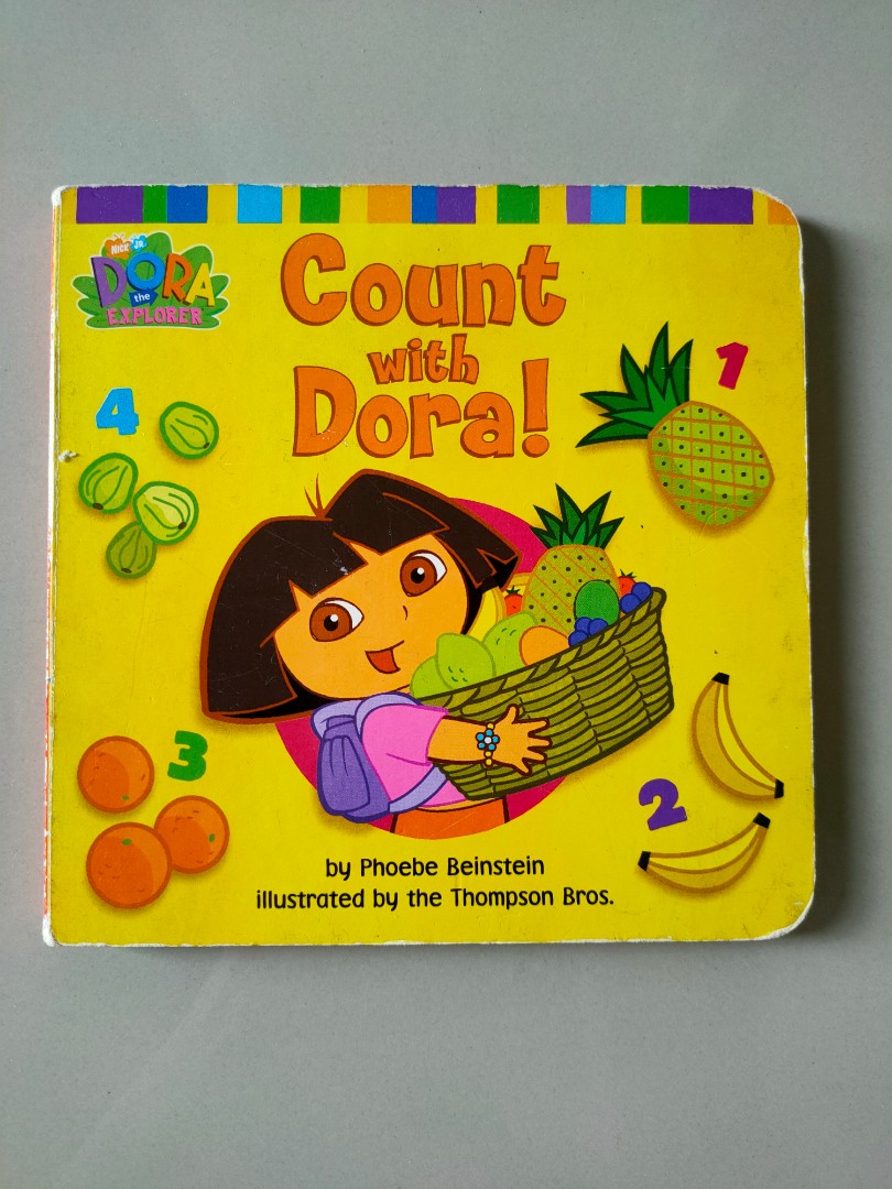 Count with Dora board book, Hobbies & Toys, Books & Magazines, Children ...