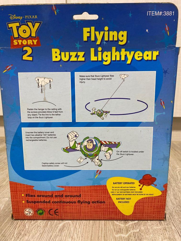 Flying Buzz Lightyear, Hobbies & Toys, Toys & Games on Carousell