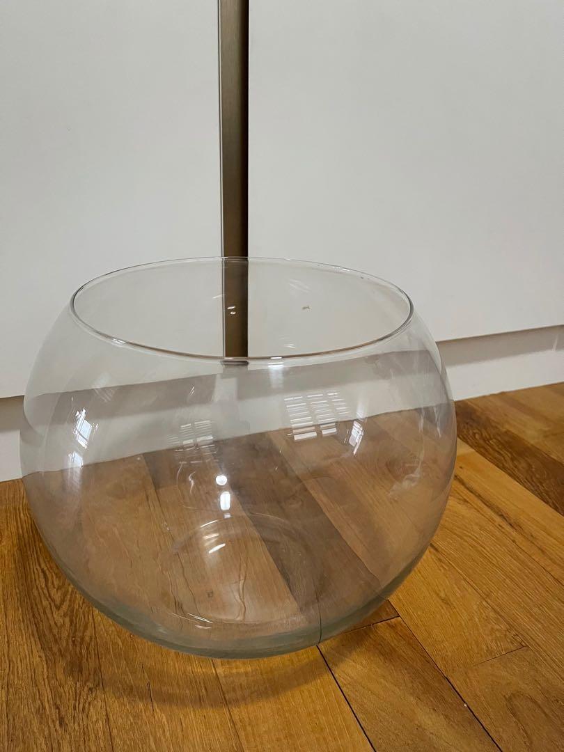 Glass lucky draw bowl or fish bowl, Furniture & Home Living, Home Decor ...