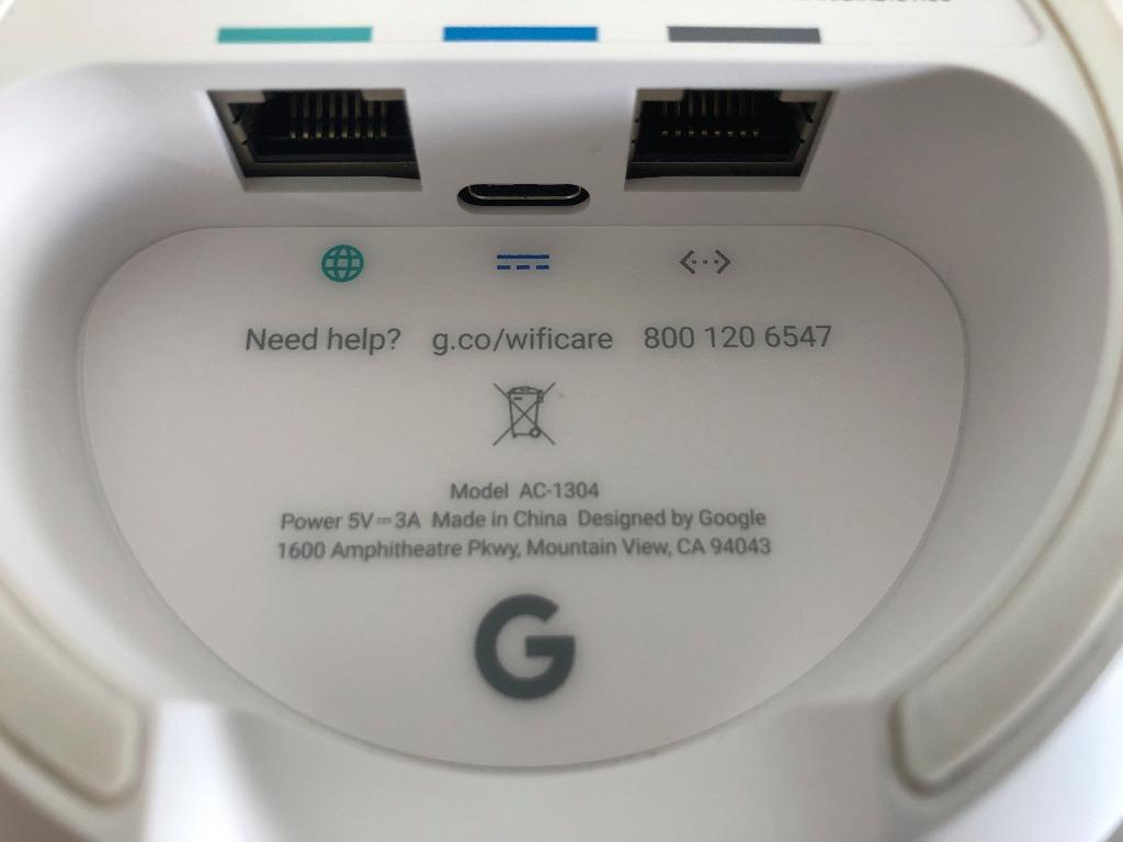 Google Wifi Mesh Router Model AC-1304, Computers & Tech, Parts ...