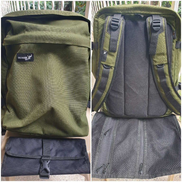 Greenroom136 Rainmaker 27l backpack in olive green, Men's Fashion, Bags ...