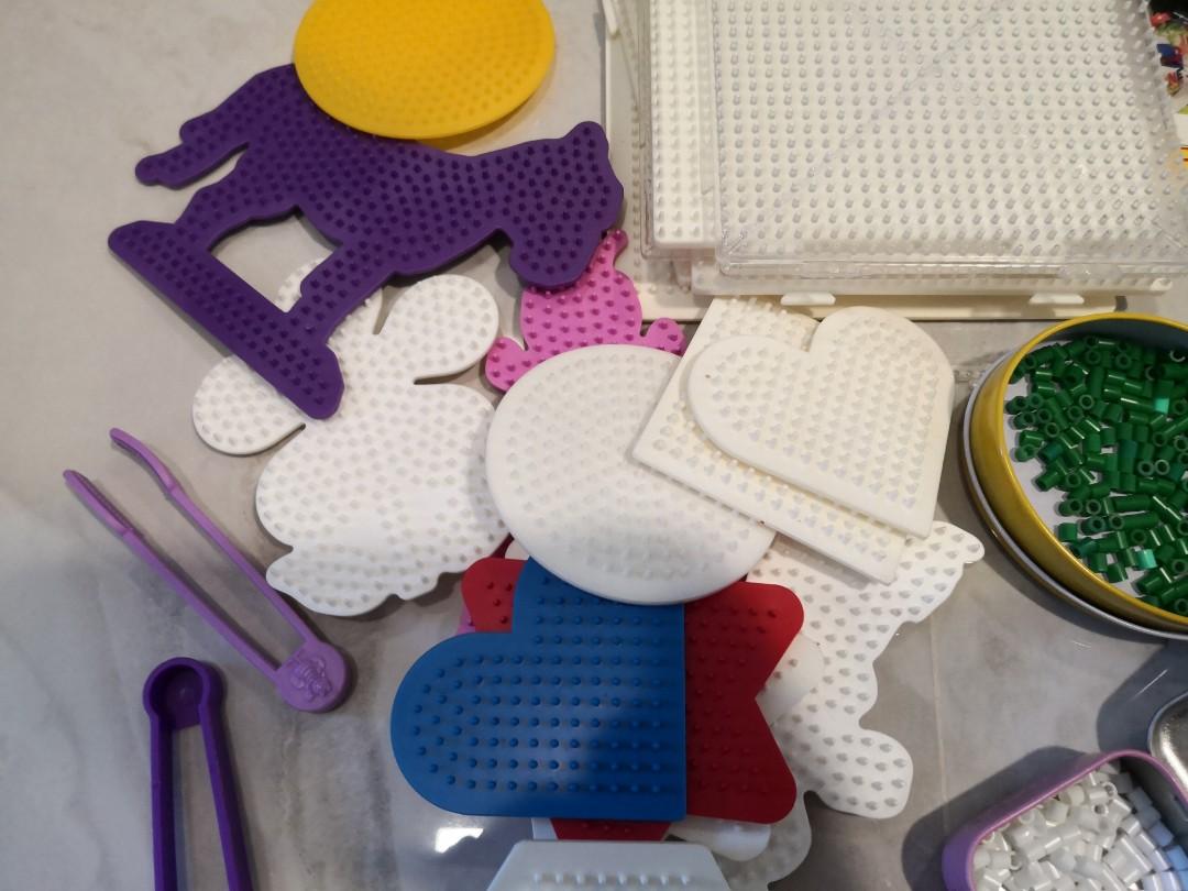 Hama Beads Lot Set with books/templates/packets of original hama beads ...