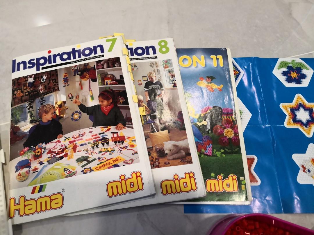 Hama Beads Lot Set with books/templates/packets of original hama beads ...