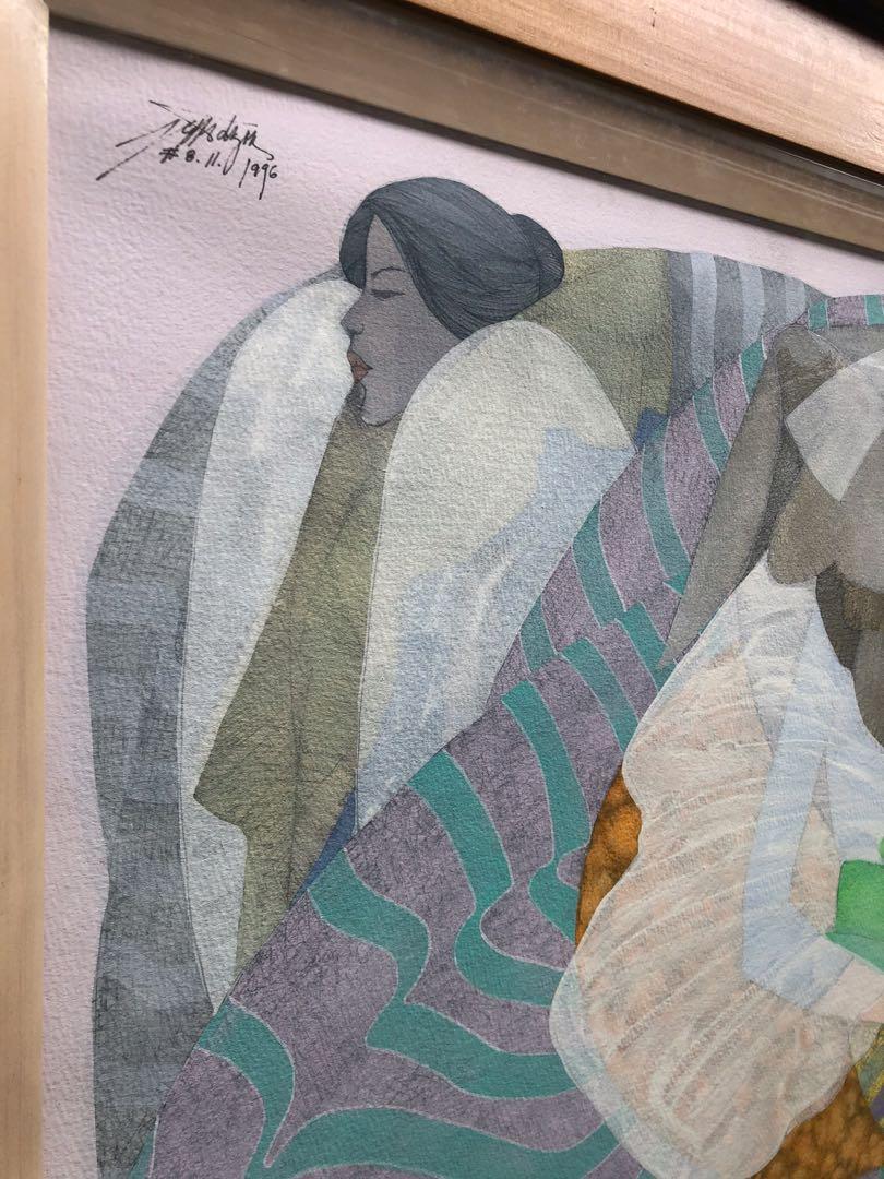 Jeff Dizon painting from 1996, Hobbies & Toys, Stationary & Craft, Art ...