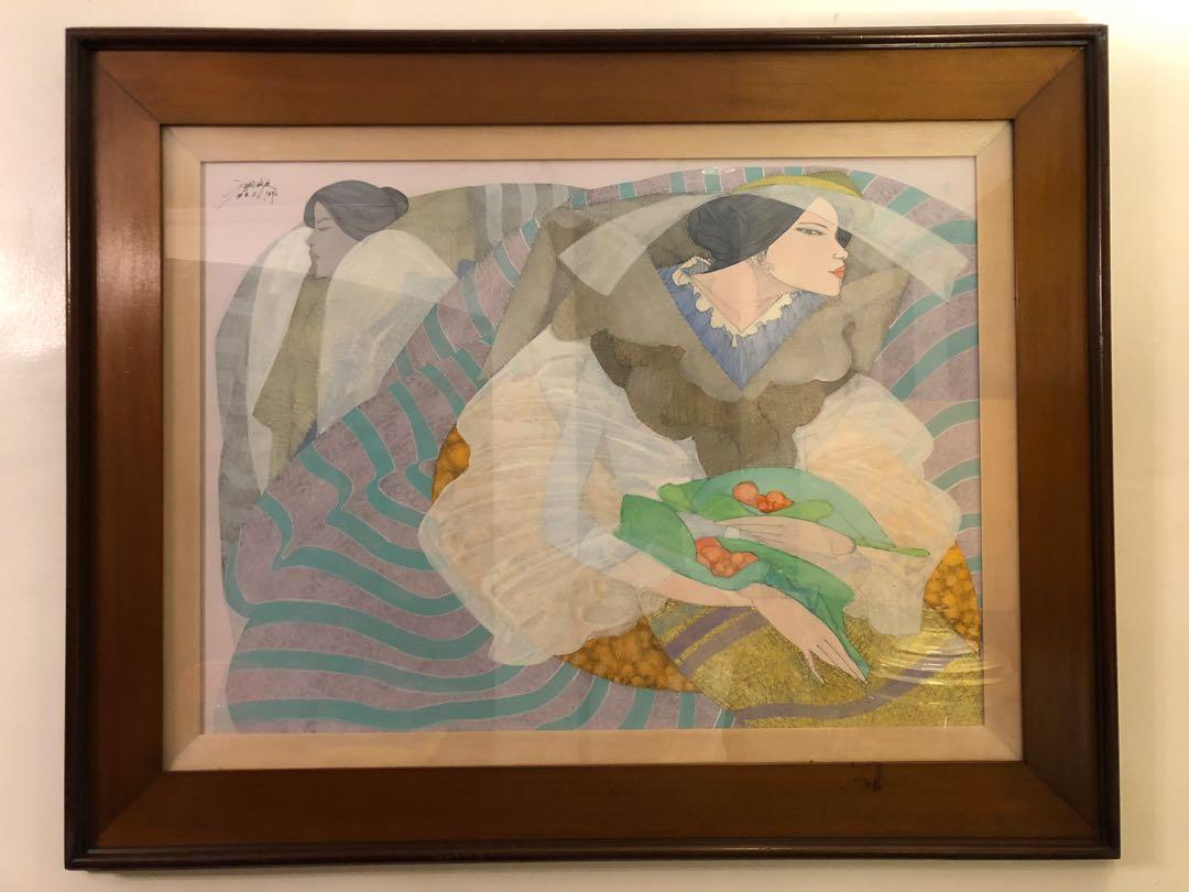 Jeff Dizon painting from 1996, Hobbies & Toys, Stationary & Craft, Art ...