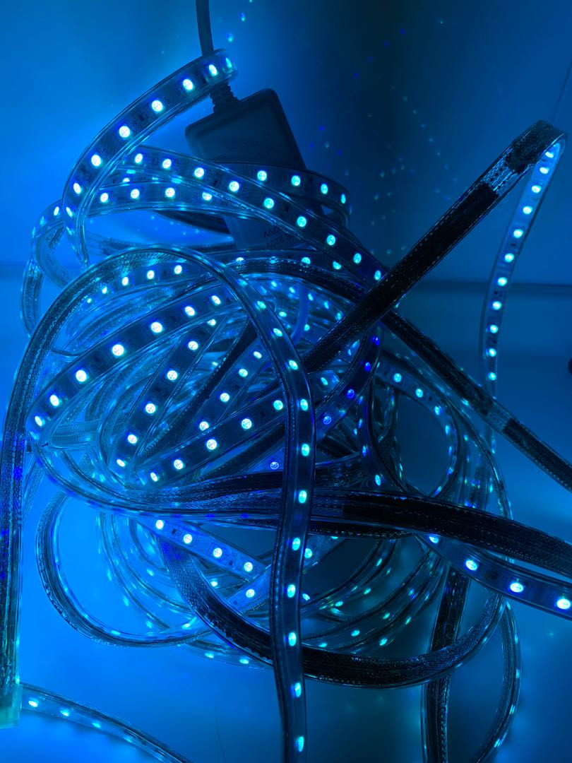 LED strip lights 15 meters & 5 meters multi colour , Furniture & Home ...