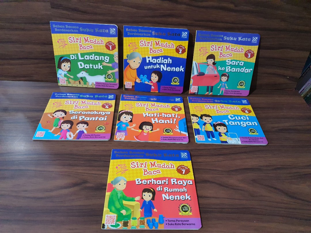 Malay Story Books 1-7 set, Hobbies & Toys, Books & Magazines, Children ...