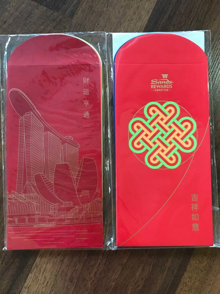Marina Bay Sands MBS - Red Packet/Ang Pao/ Angbao, Hobbies & Toys ...