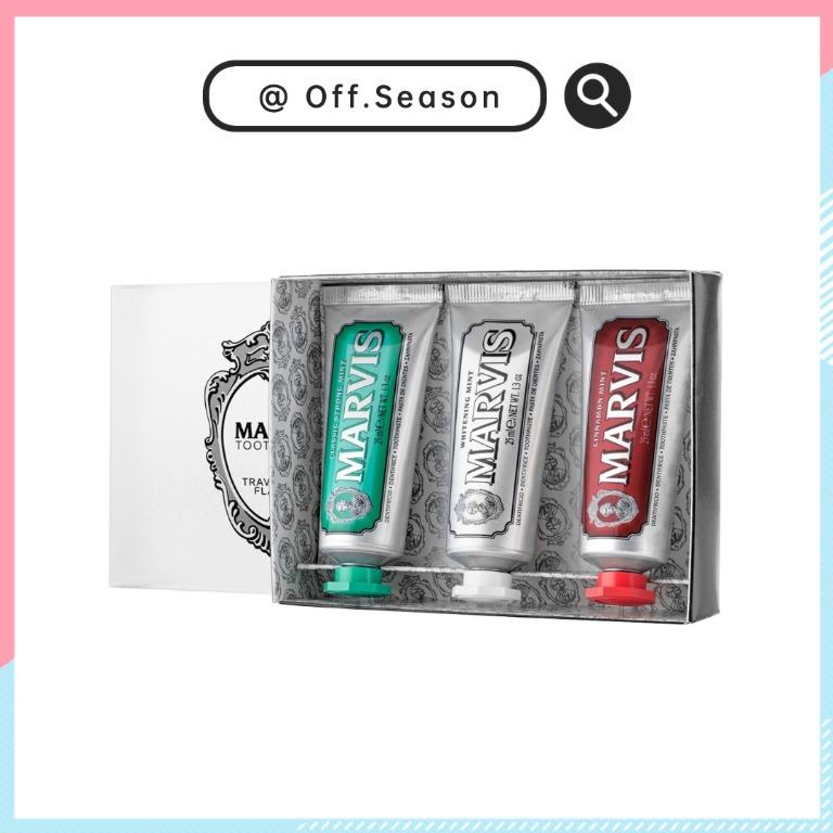 Sold out*Marvis Toothpaste gift set Travel Set (3 x 25ml) , Everything ...
