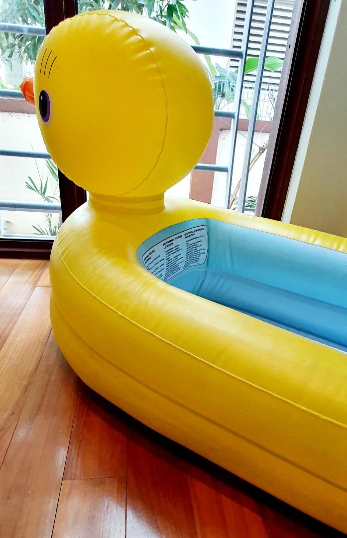 Munchkin Inflatable Duck Bath Tub, Babies & Kids, Infant Playtime on ...
