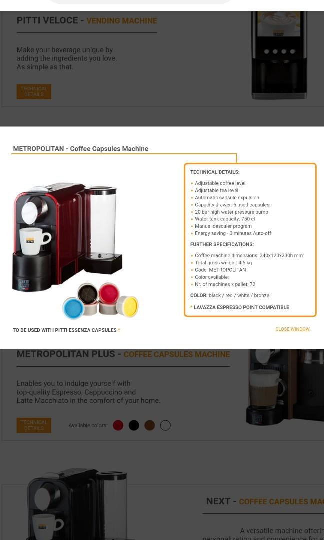 New Coffee Machine (Pitti Caffe), TV & Home Appliances, Kitchen ...