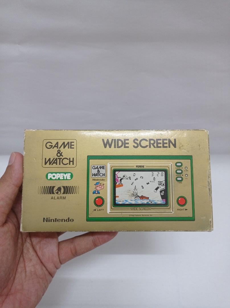 NINTENDO GAME & WATCH POPEYE WIDE SCREEN VINTAGE GAMES, Hobbies & Toys ...