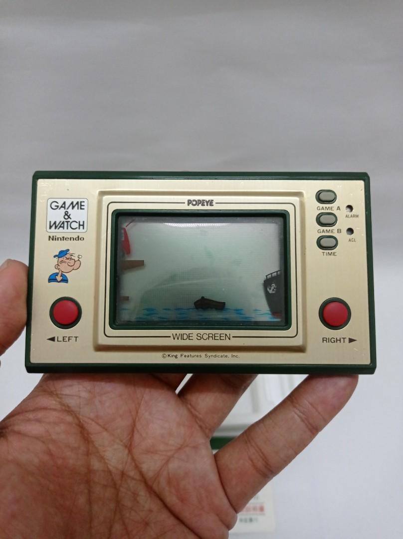 NINTENDO GAME & WATCH POPEYE WIDE SCREEN VINTAGE GAMES, Hobbies & Toys ...