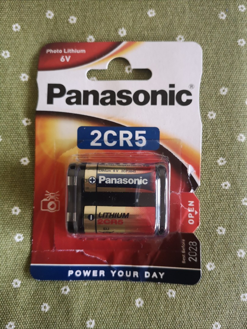 Panasonic 2CR5 Lithium 6V power camera battery, Photography, Photography Accessories, Batteries ...
