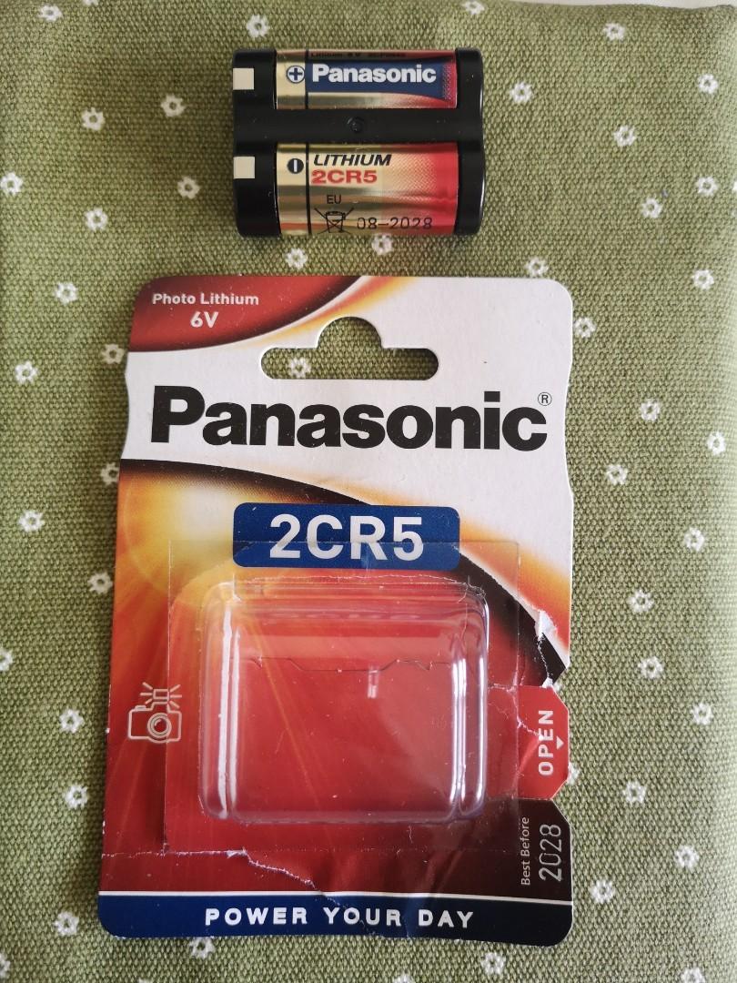 Panasonic 2CR5 Lithium 6V power camera battery, Photography ...