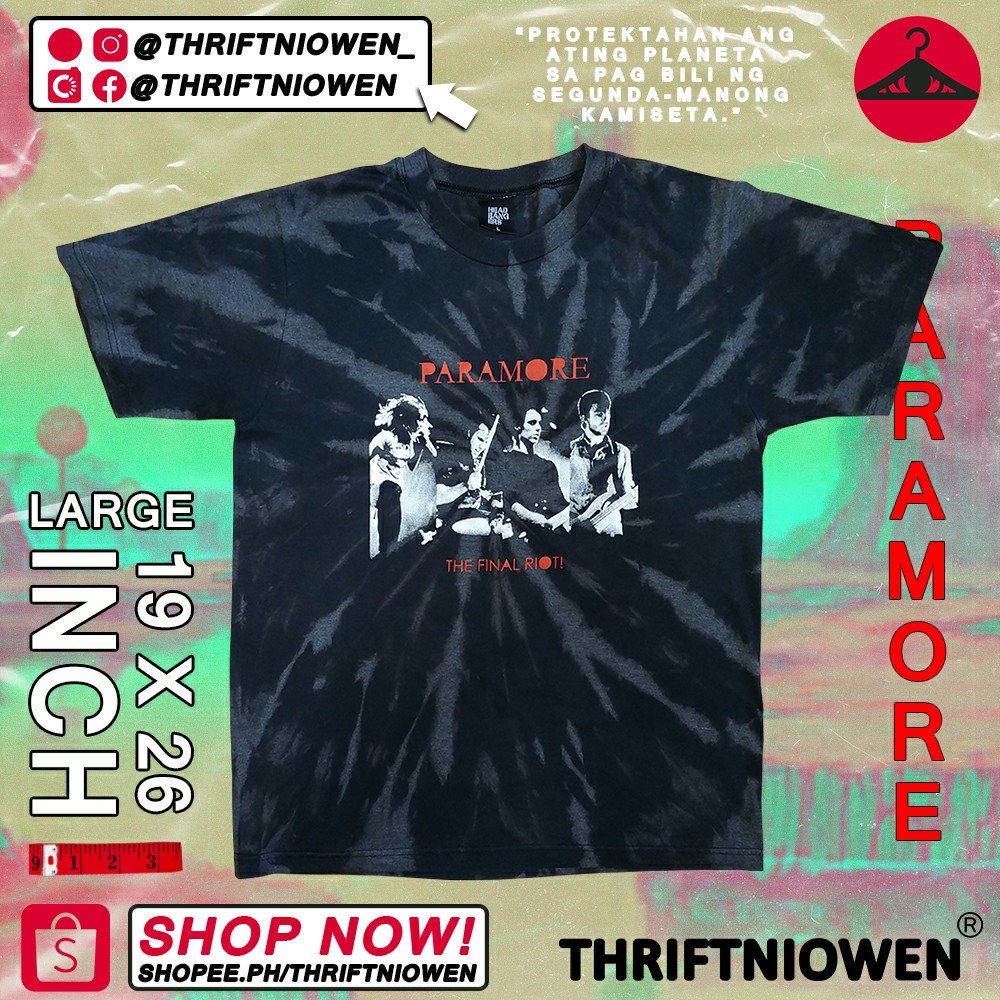Paramore the final riot by headbangers, Men's Fashion, Tops & Sets ...