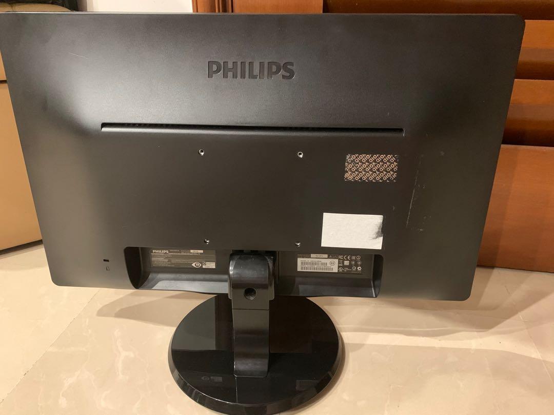 Philips 226V4L computer monitor 21.5 inch, Computers & Tech, Parts ...