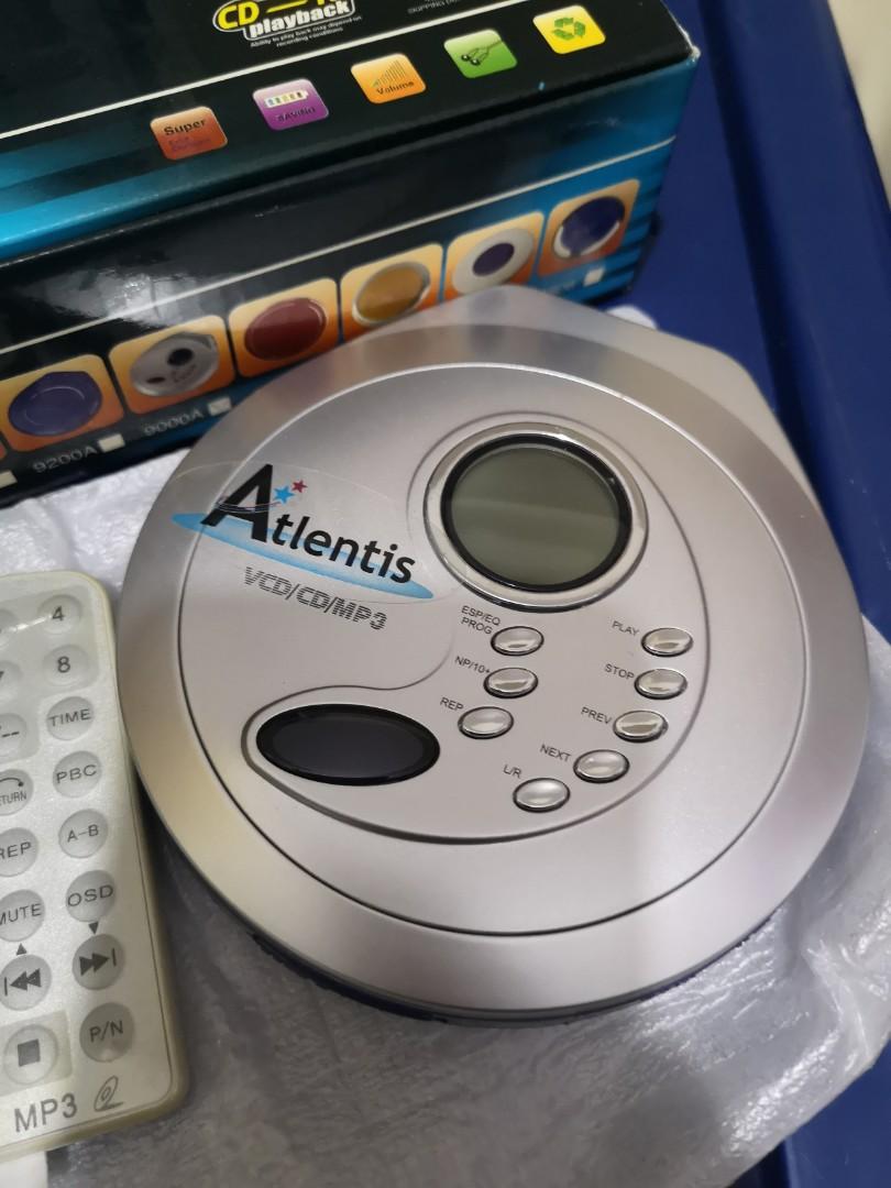 Portable Vcd/CD player with accessories, Audio, Portable Music Players ...