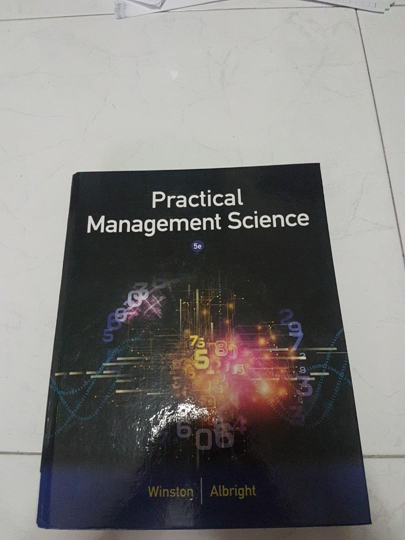 Practical Management Science Textbook, Hobbies & Toys, Books ...