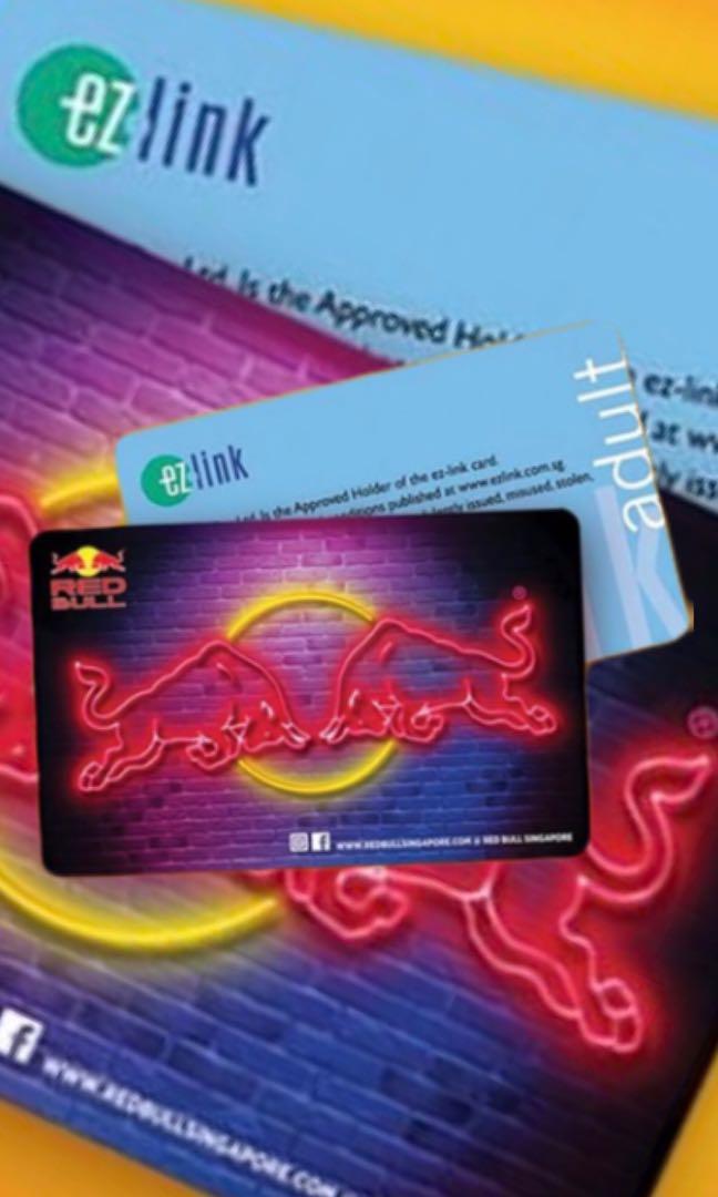 Red Bull EZ Link Card with $20 value, Everything Else on Carousell