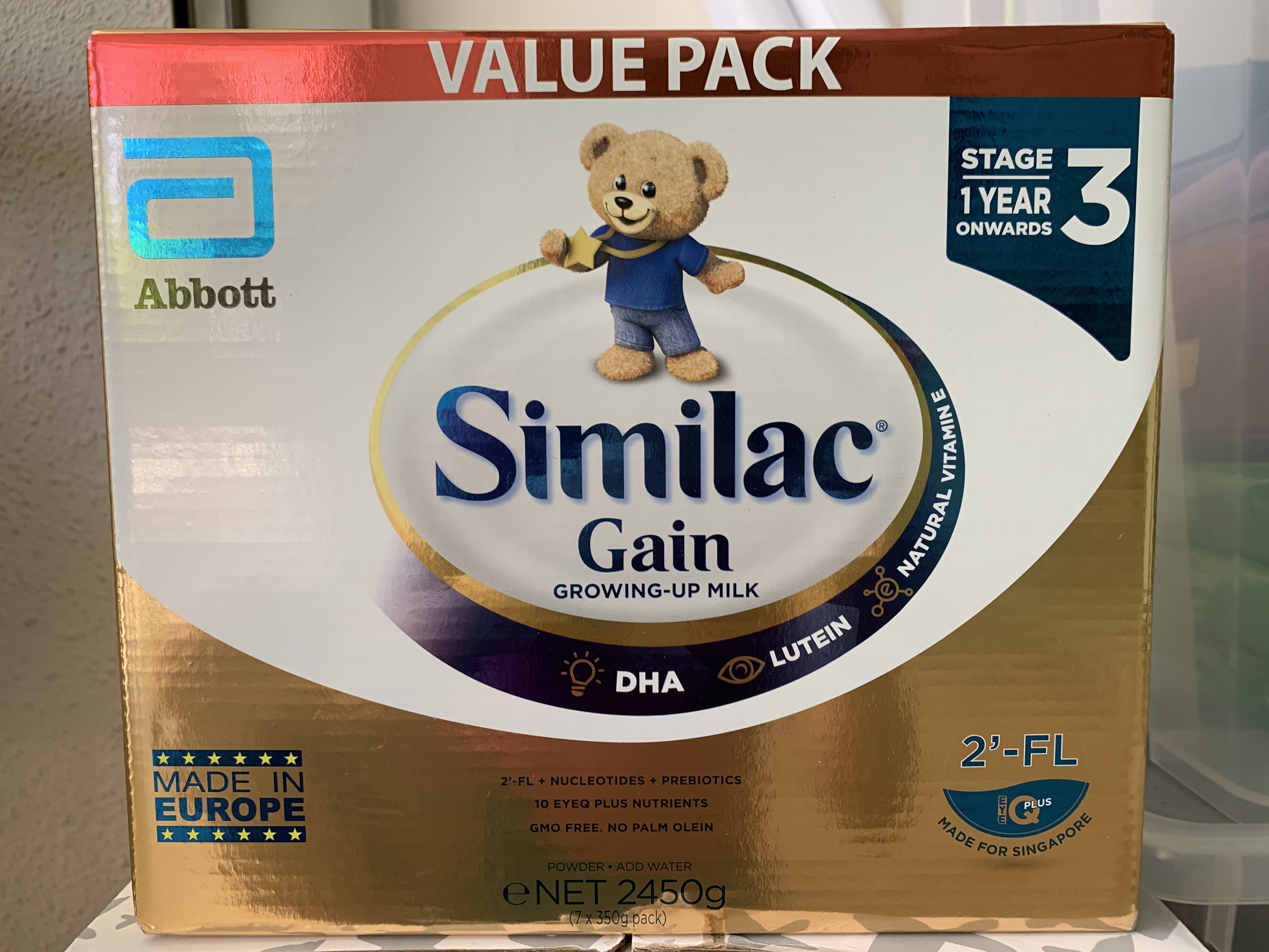 Similac Gain Growing-Up Milk Stage 3, Babies & Kids, Nursing & Feeding ...