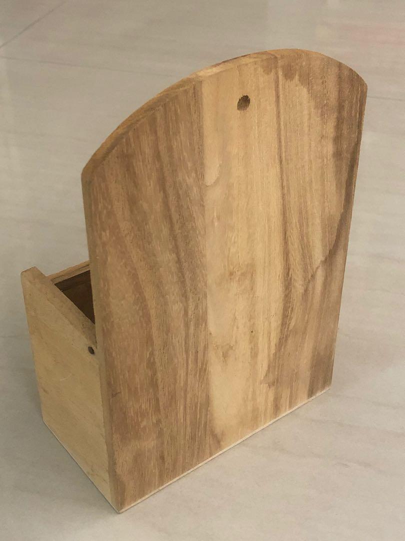 Small wooden letter box, Furniture & Home Living, Home Improvement ...
